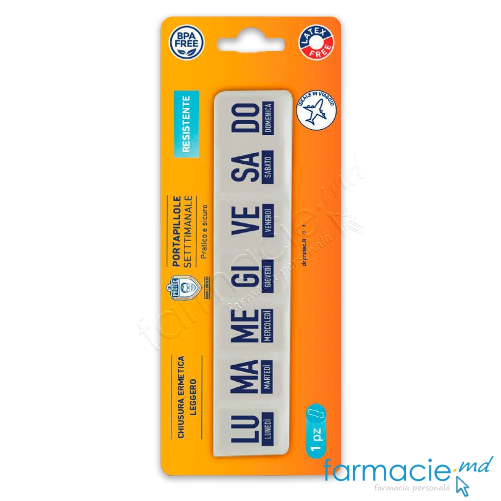Organizator saptamanal medicamente DR. PROTEC